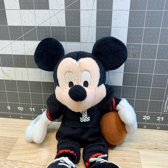 Disney | Toys | Disney World Mickey Mouse Dressed As A Football Player ...